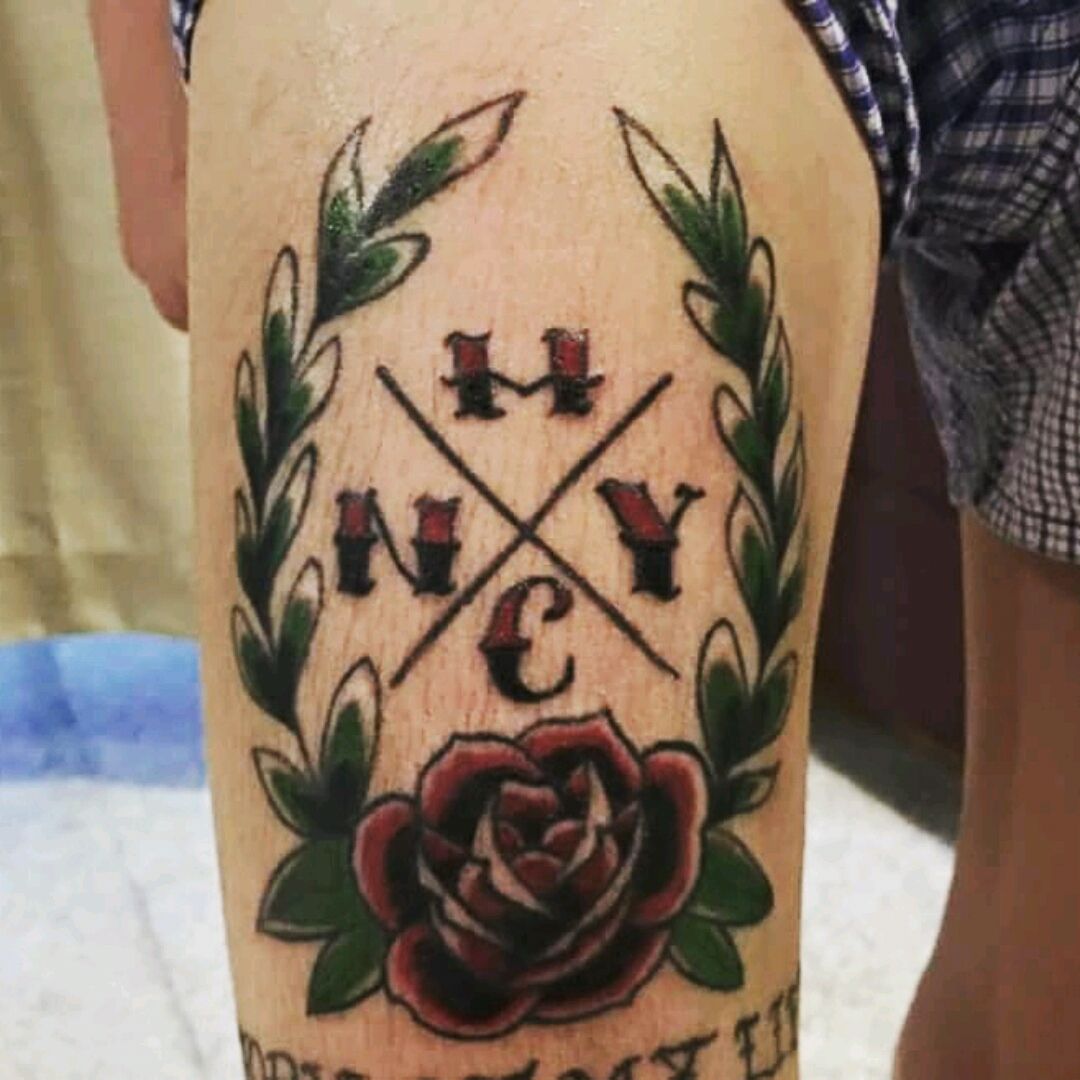 Roman Alphabet Tattoo