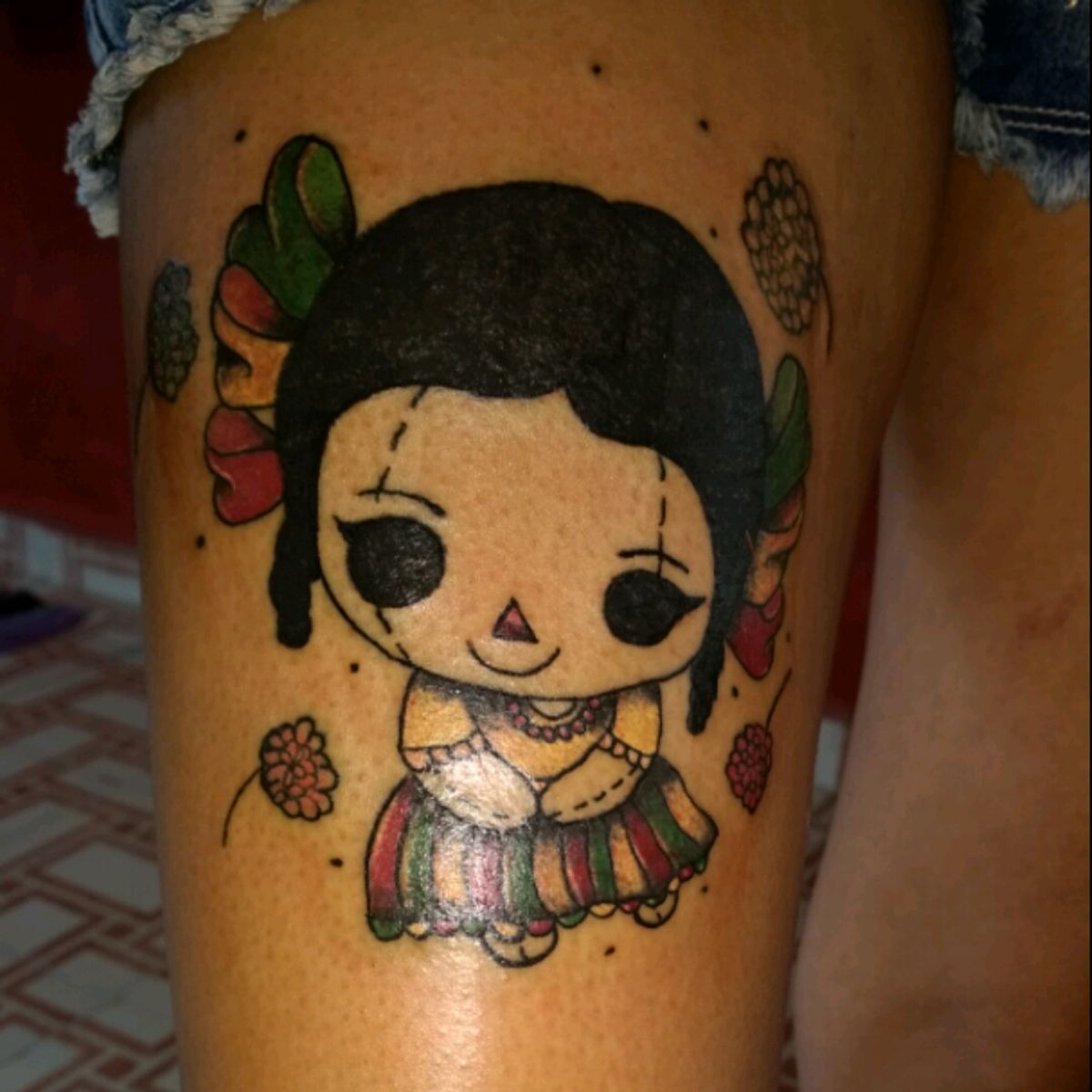Tattoo uploaded by Jose Jimenez TATTOO • muñequita de trapo • Tattoodo