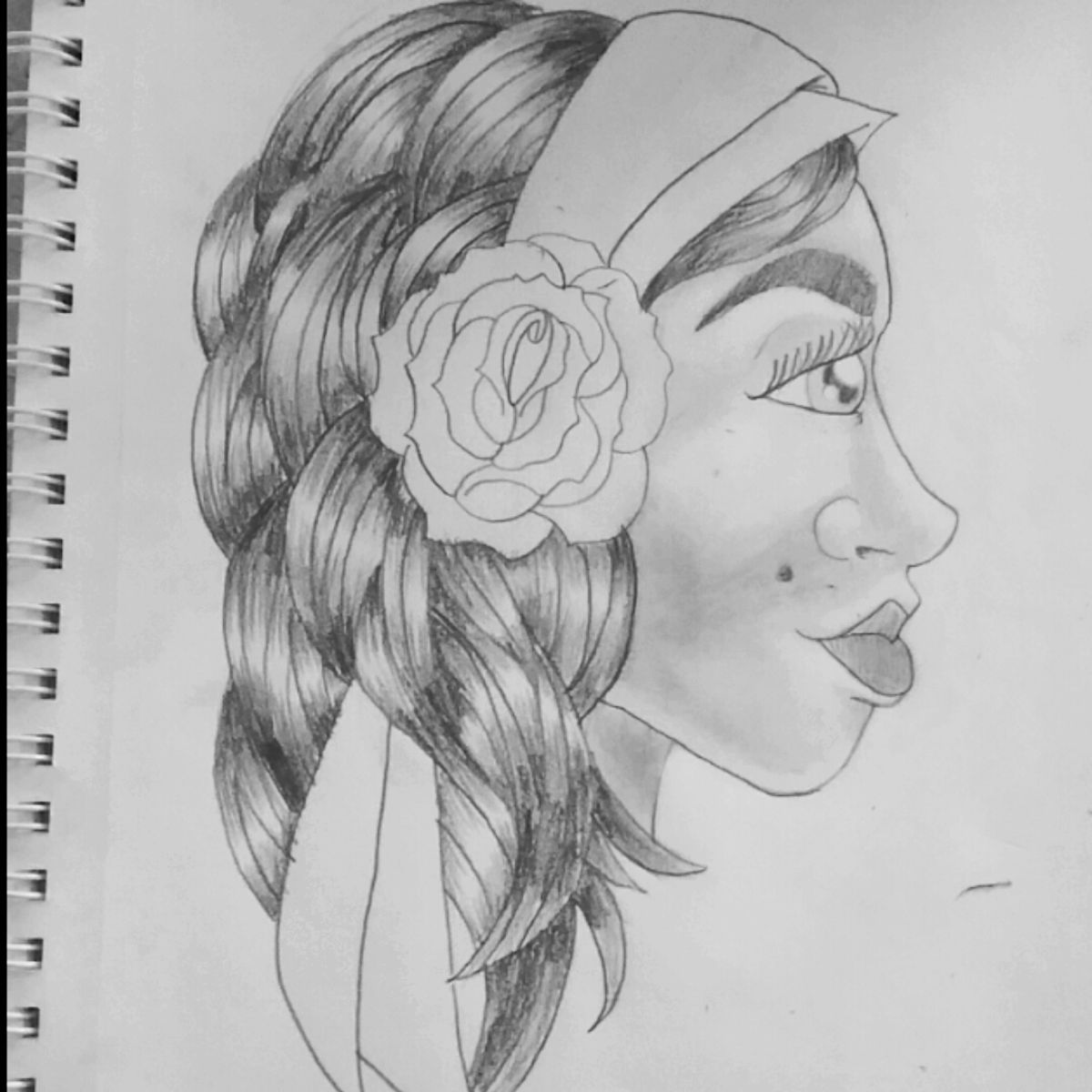 Tattoo uploaded by Wyatt Sellers • Neo-traditional gypsy head black and ...