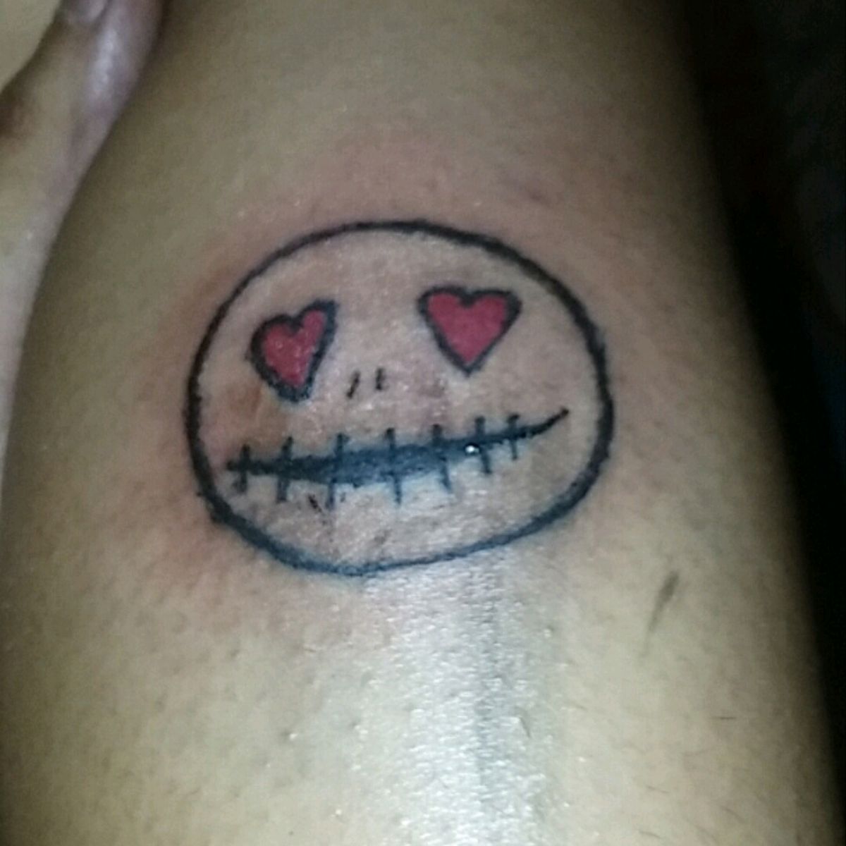 Tattoo uploaded by Monkeynk • Did this heart eyed jack on somebody ...