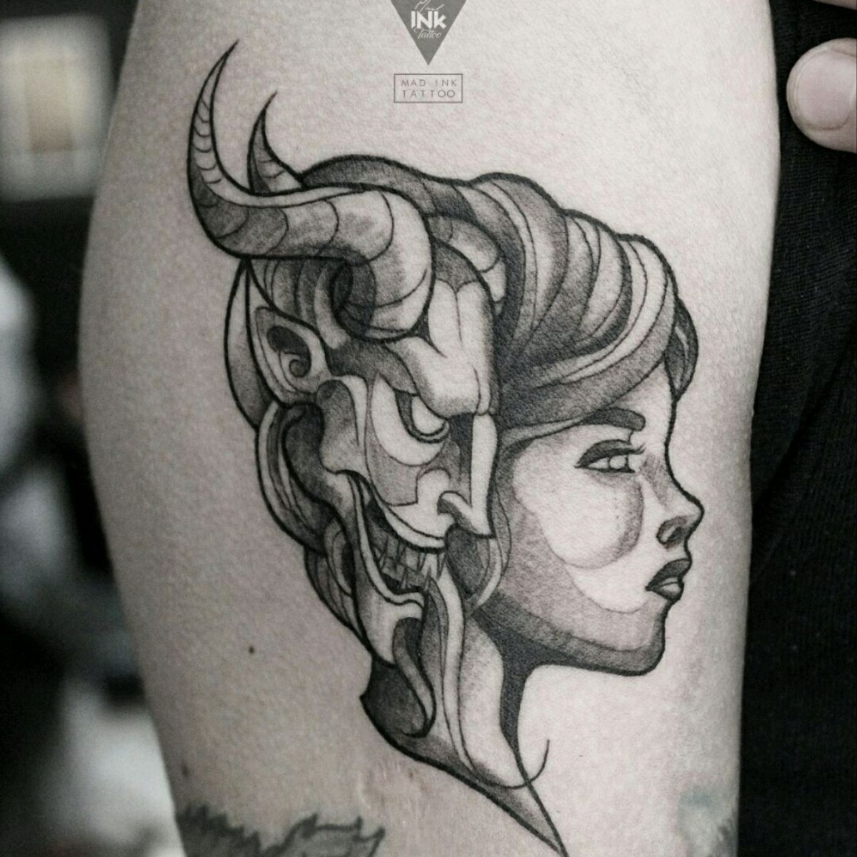 Tattoo uploaded by Jesús Sandoval • Blackwork portrait inspired the ...