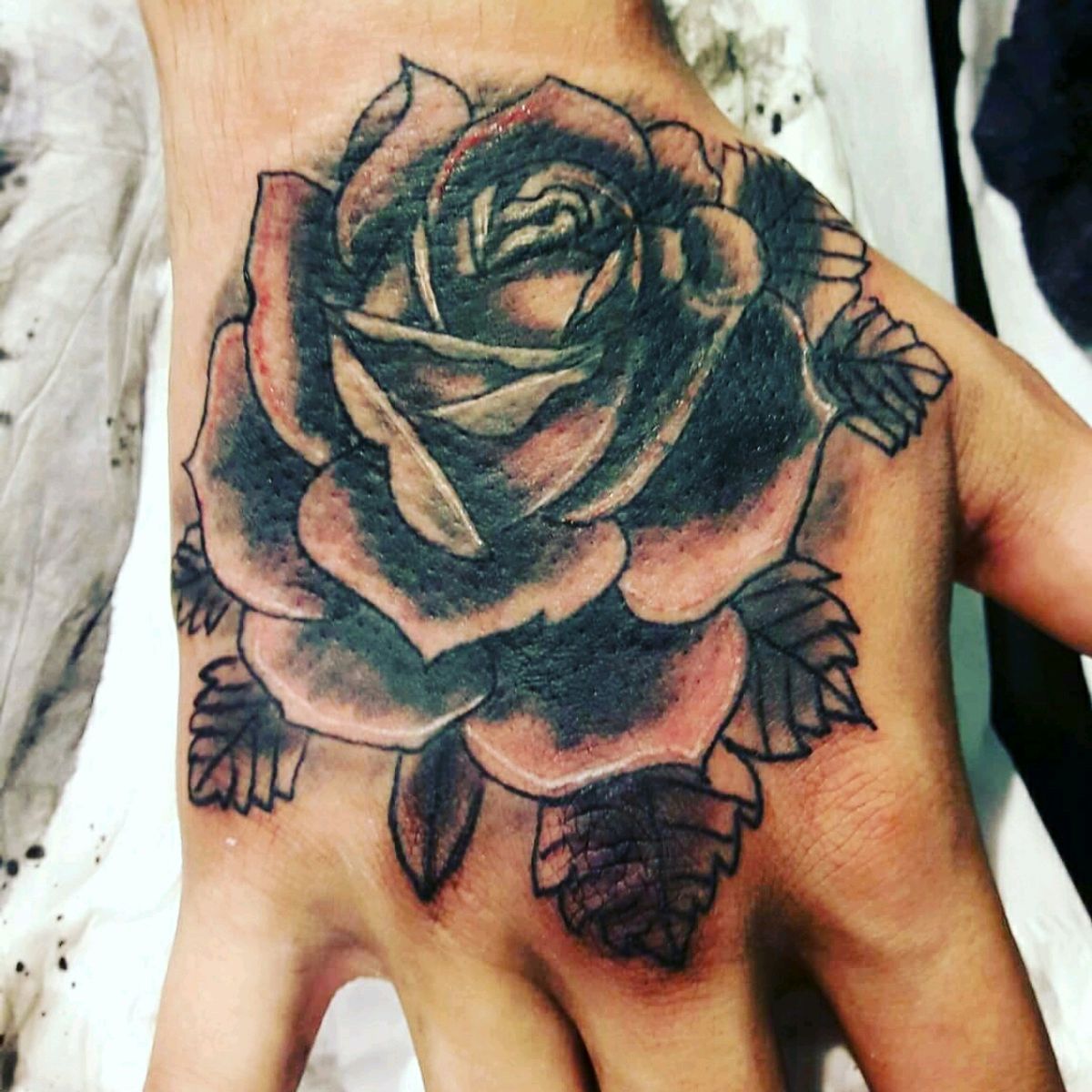 Tattoo uploaded by Luke Sheridan • Hand tattoo cover up • Tattoodo