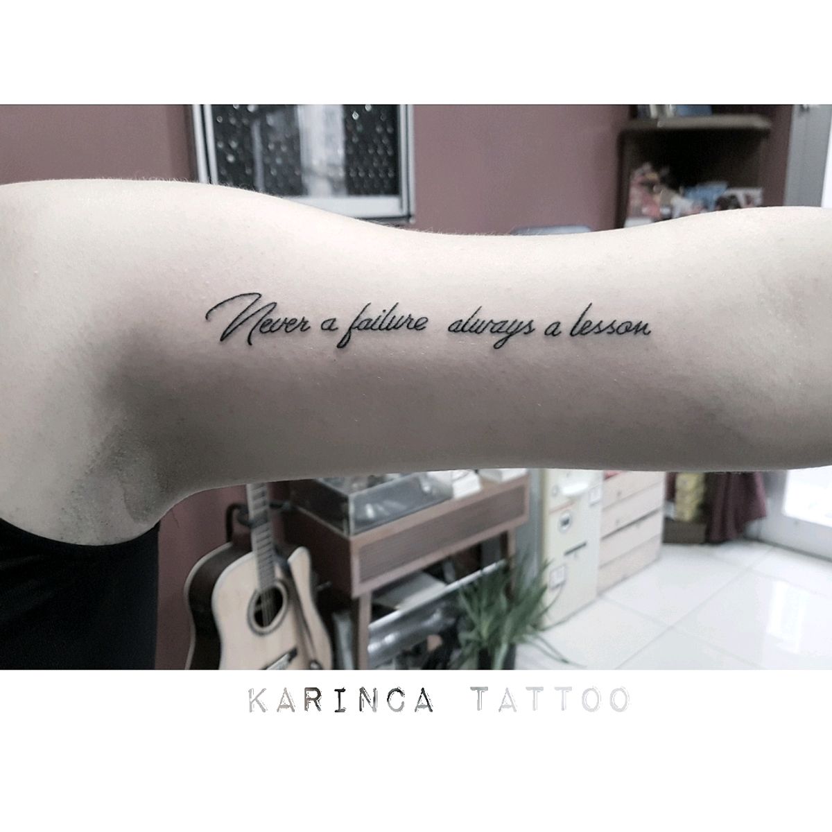 Tattoo uploaded by Bahadır Cem Börekcioğlu • "Never a failure, always a ...