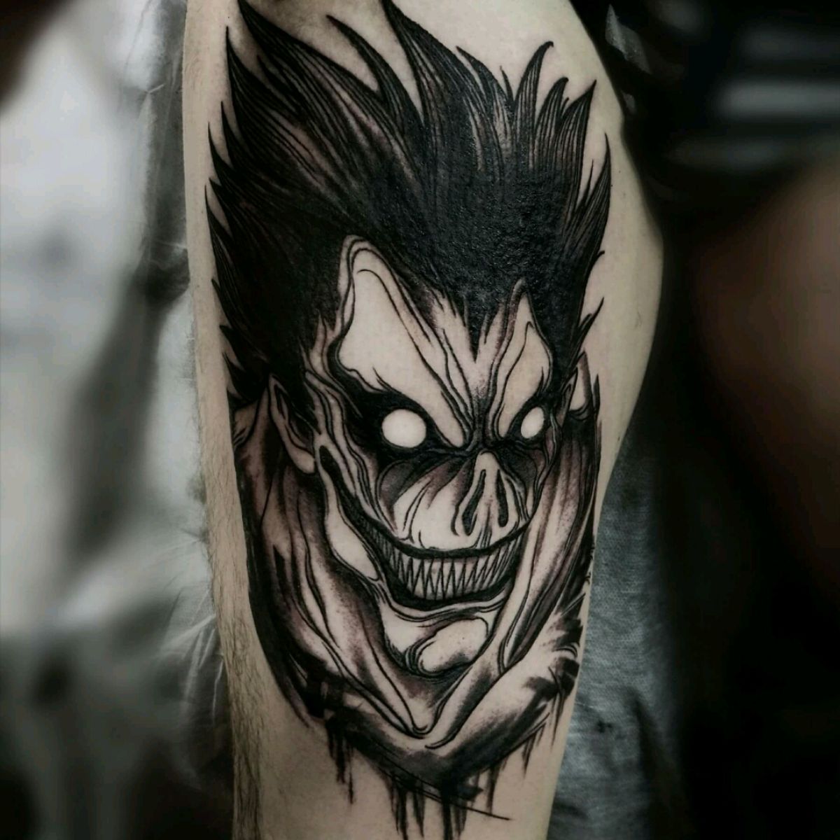 Tattoo uploaded by Aingeru • Ryuk (Death Note) Tatuaje hecho por ...