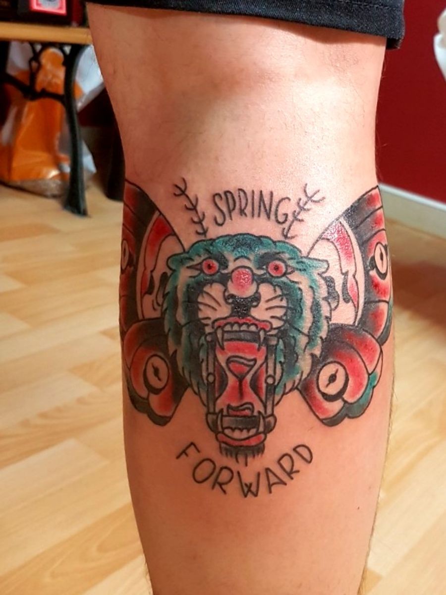 Tattoo uploaded by Luke Lu • #tigerarmy #psychobilly #punkrock # ...