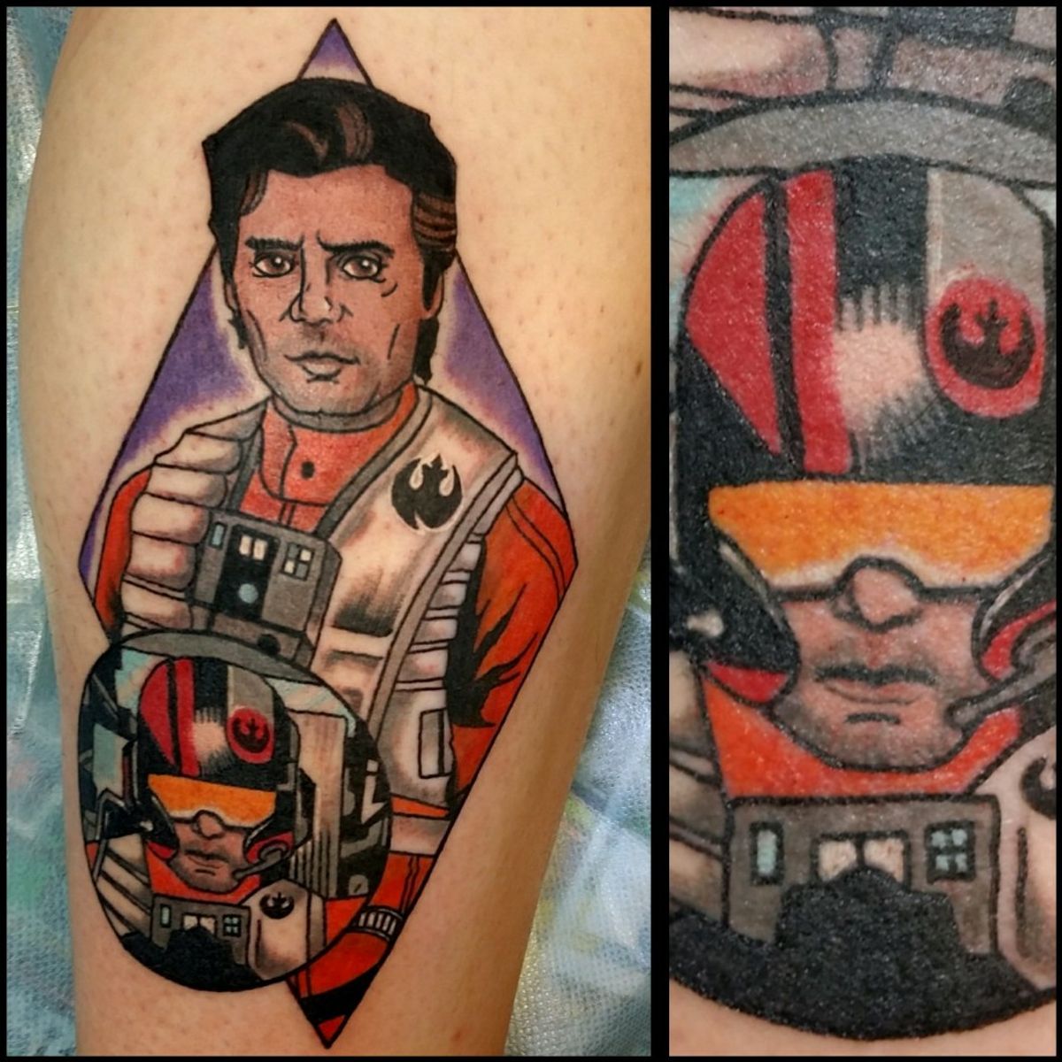 Tattoo uploaded by Steve Rieck • Poe Dameron #inkfusion # ...