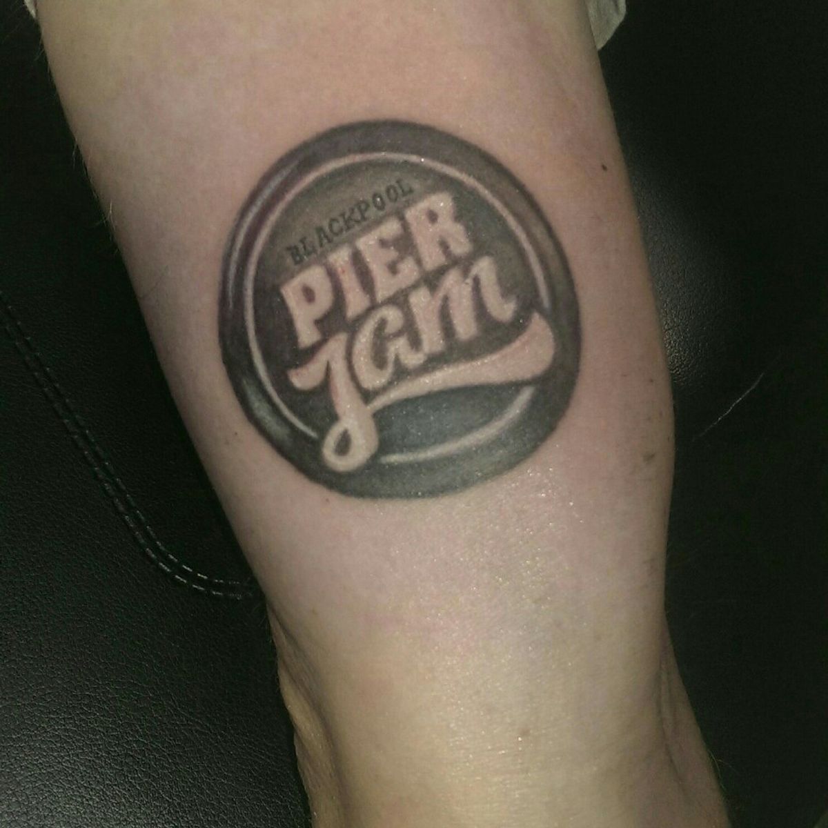 Tattoo uploaded by Callum Cheadle • TEAM PIER JAM BLACKPOOL • Tattoodo