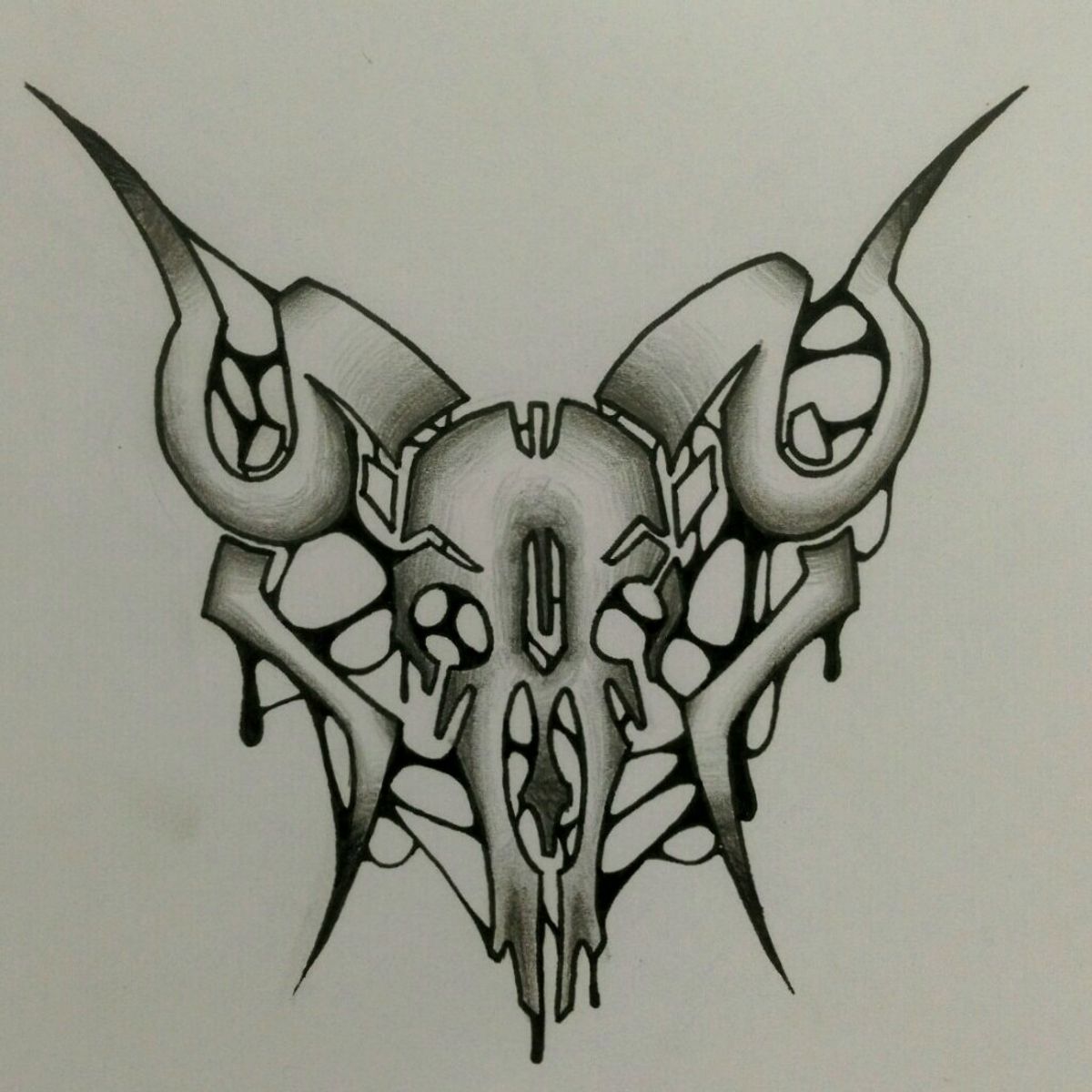 Tattoo uploaded by Shytan • Toxic skull • Tattoodo