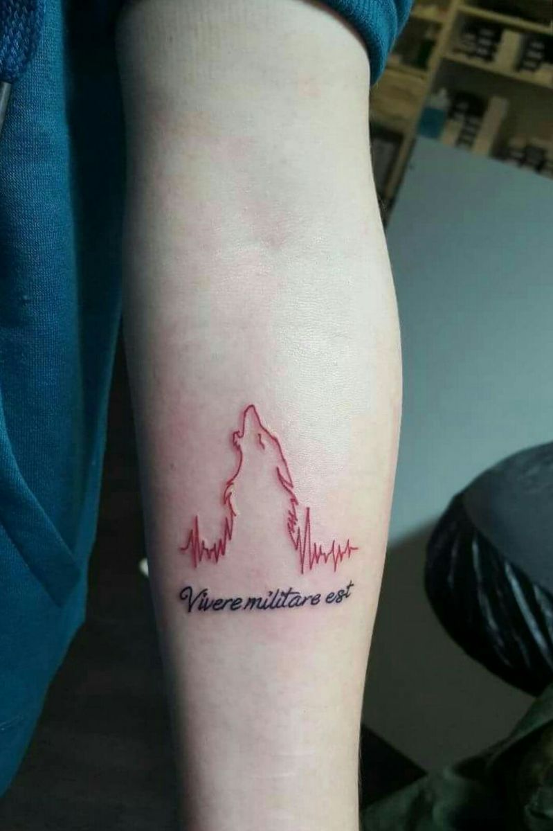 Vivere Militare Est Tattoo