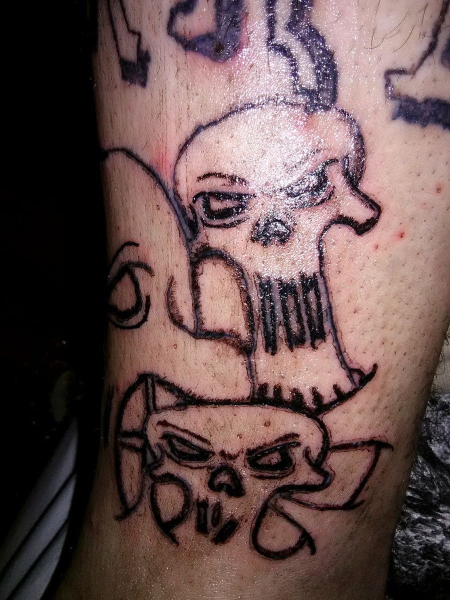 Tattoo uploaded by doughboy • Cheese style mixed with some skulls ...
