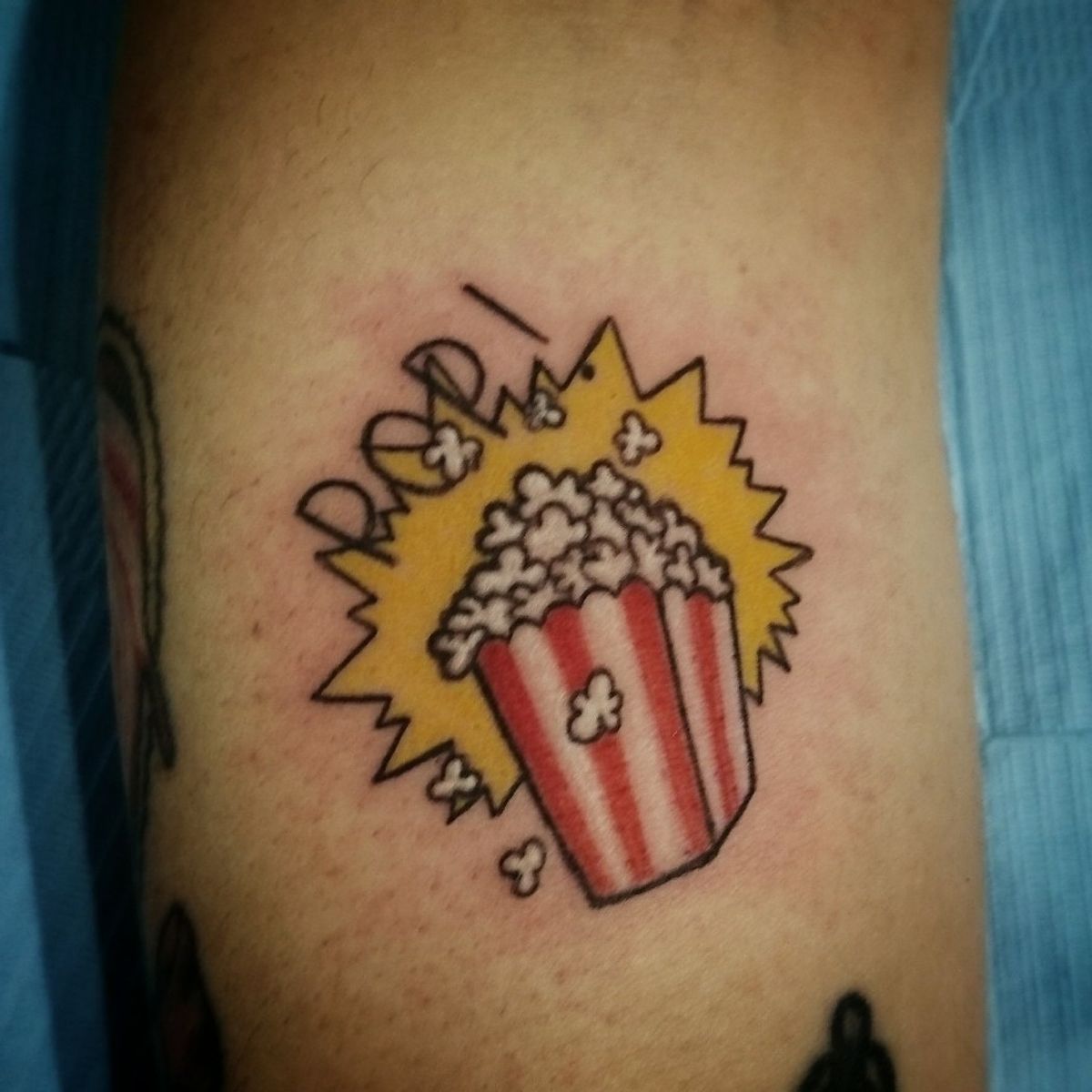 Tattoo uploaded by Ania Garusiewicz • #popcorn #popart #pop #popculture ...