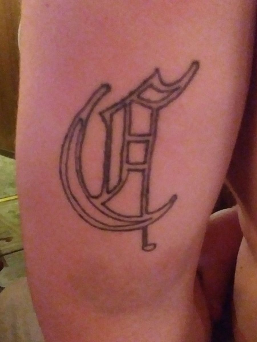 Tattoo uploaded by Chad Taylor • C for Chad • Tattoodo