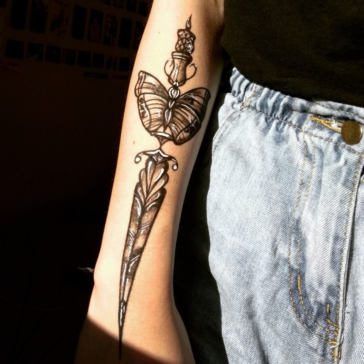 Tattoo uploaded by Laura Paget Latour • A temporary tattooon my arm ...