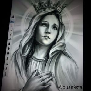 Tattoo uploaded by Vinoth Francis Tattovinoth • Mother of God • Tattoodo