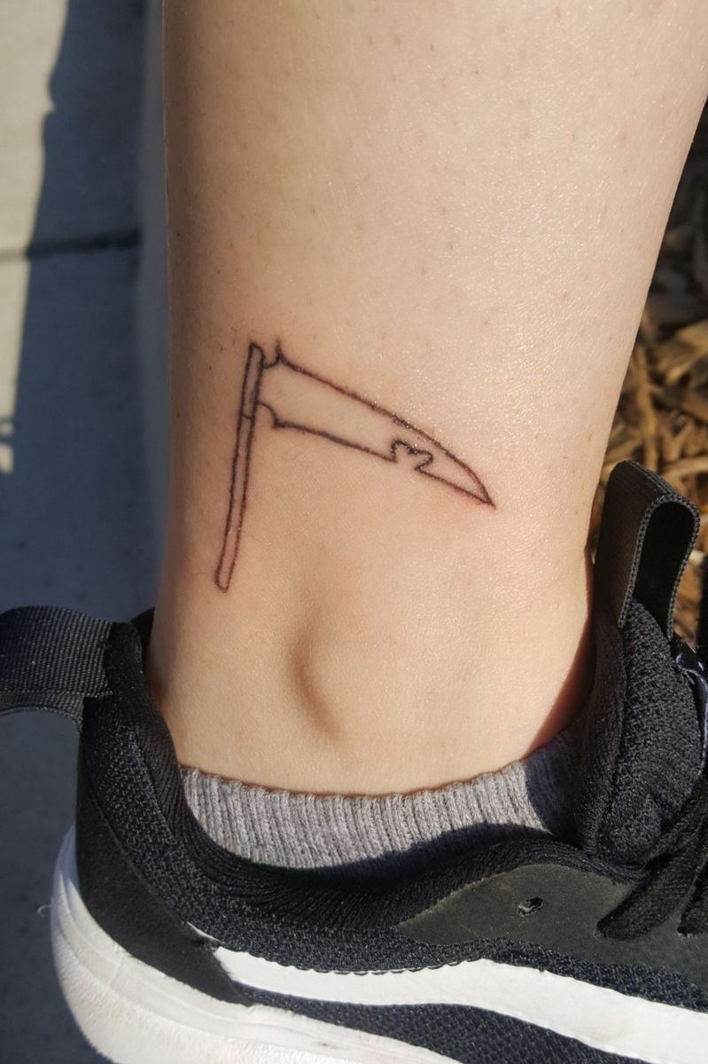 Tattoo uploaded by Sabre Celeste • #6 Kawaii Scythe By Me! • Tattoodo