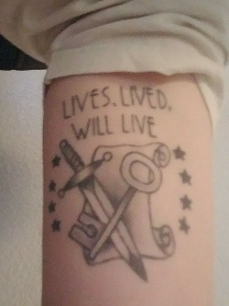 Tattoo uploaded by Alexander Miller-Govea • The three symbols on a ...