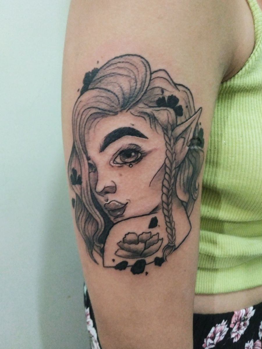 Tattoo uploaded by Vithoria Ednere • Elfa 13cm • Tattoodo