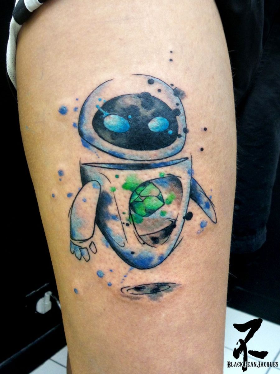 Tattoo uploaded by Zelda BJJ • Un petit robot Disney/Pixar légèrement ...