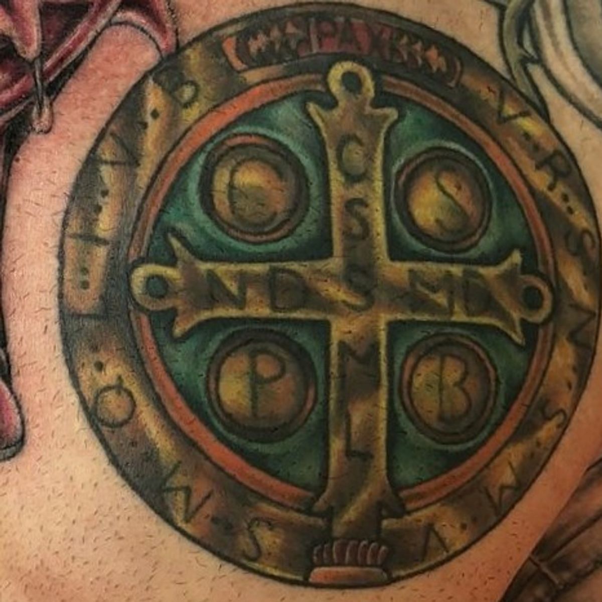 Tattoo uploaded by Cris Schwippert • San benito saint benito • Tattoodo