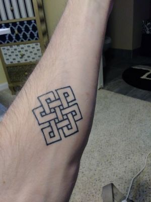 Tattoo uploaded by David Olson • Endless knot of Karma by Shaun Dubin ...