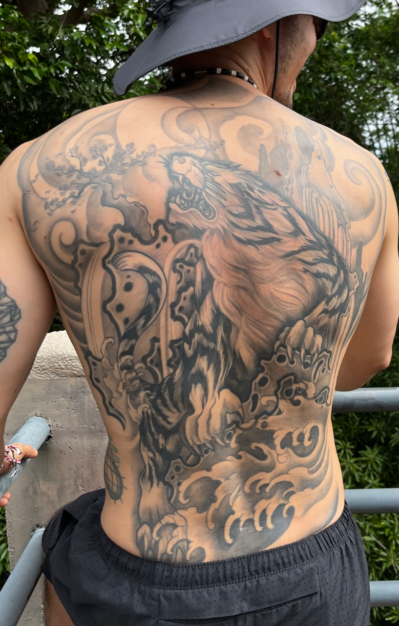 Tiger Back Tattoo • Tattoodo