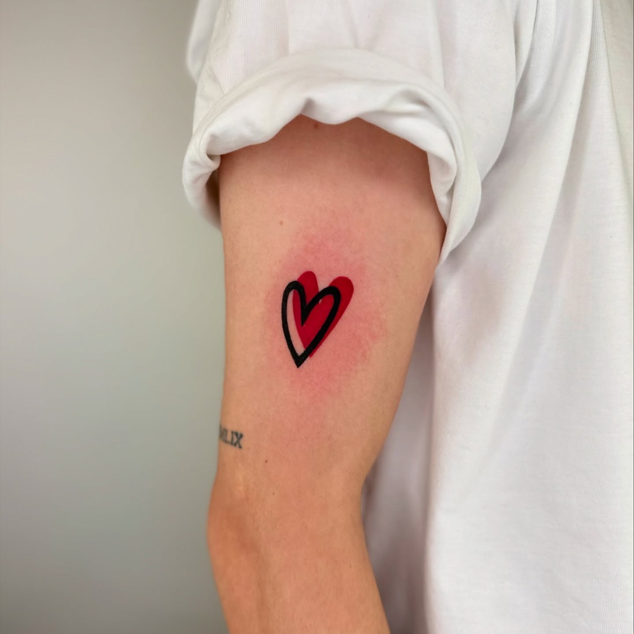 Overlapping Hearts • Tattoodo