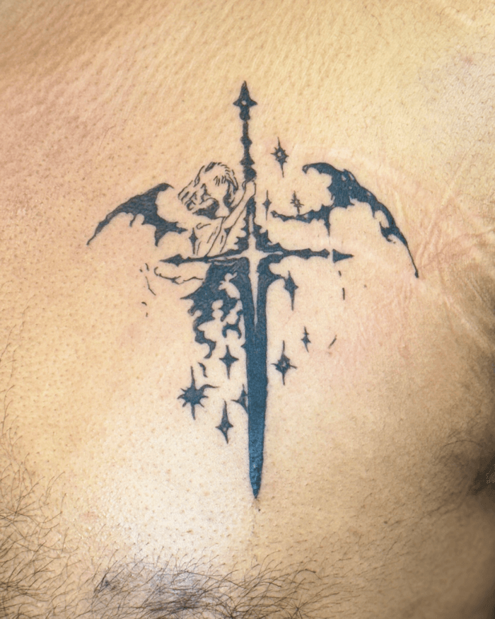 Angel with Sword • Tattoodo