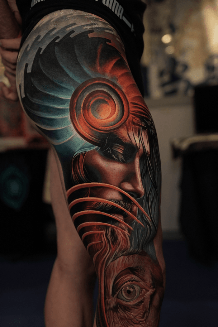 Surreal Face • Tattoodo