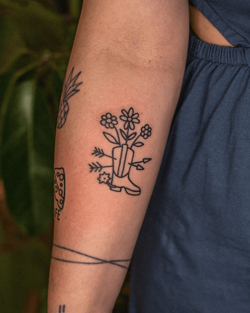 Cowboy Boot Tattoo • Tattoodo