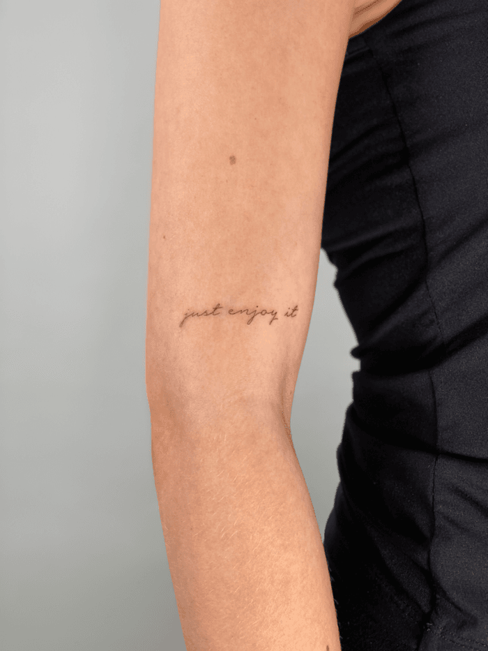 Phrase Tattoo • Tattoodo