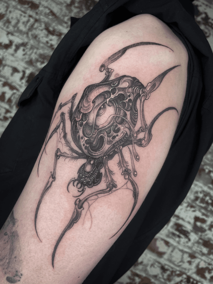 Biomechanical Spider • Tattoodo