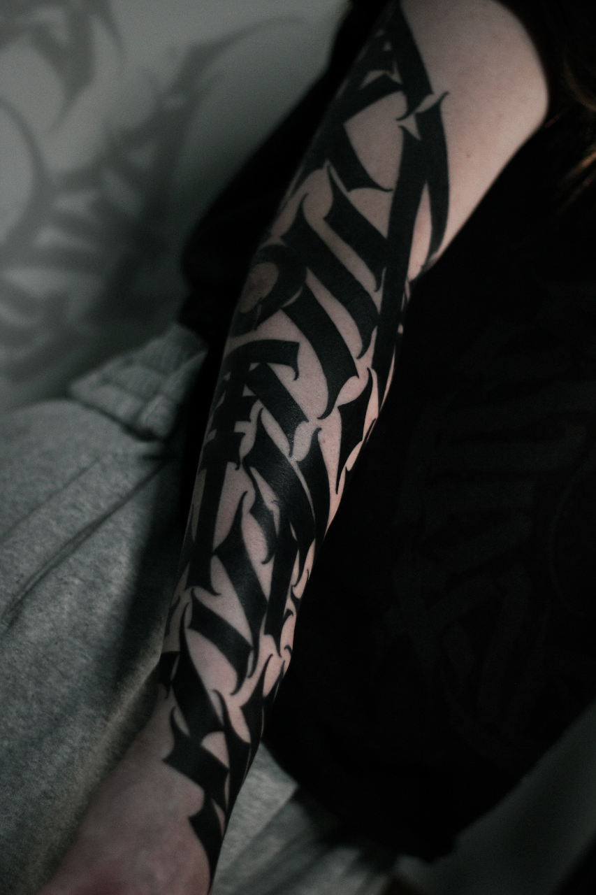 Gothic Calligraphy • Tattoodo