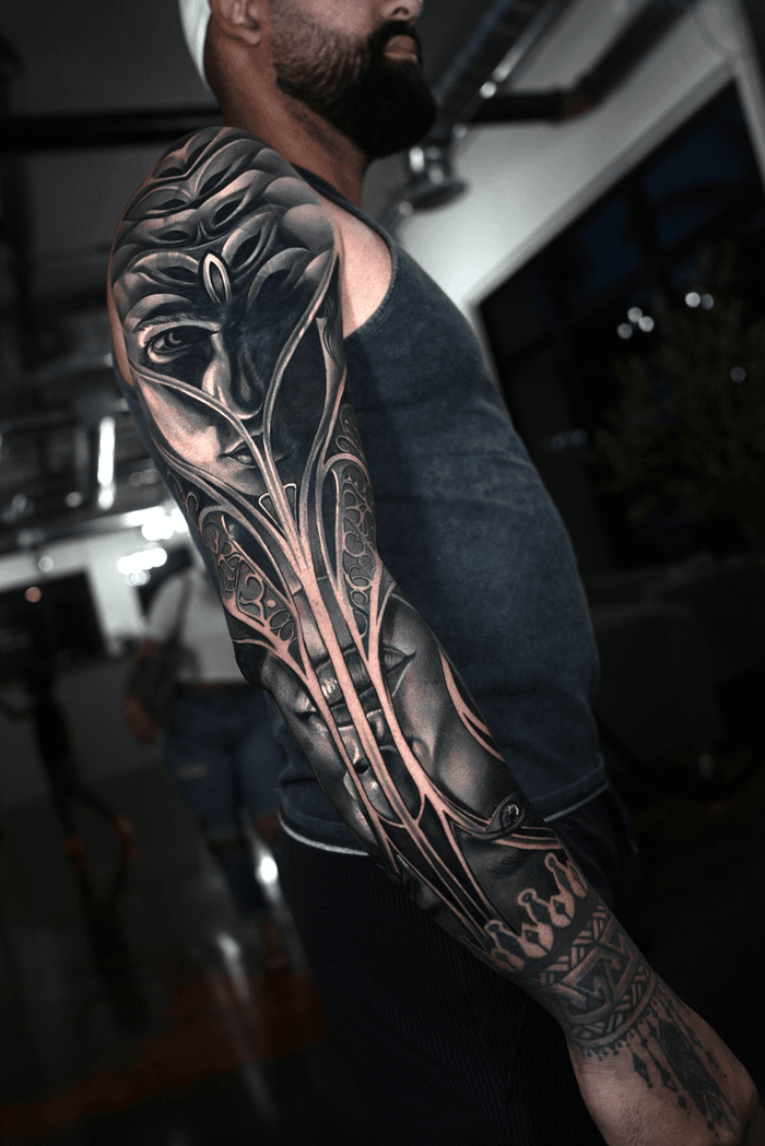 Abstract Sleeve Tattoo • Tattoodo