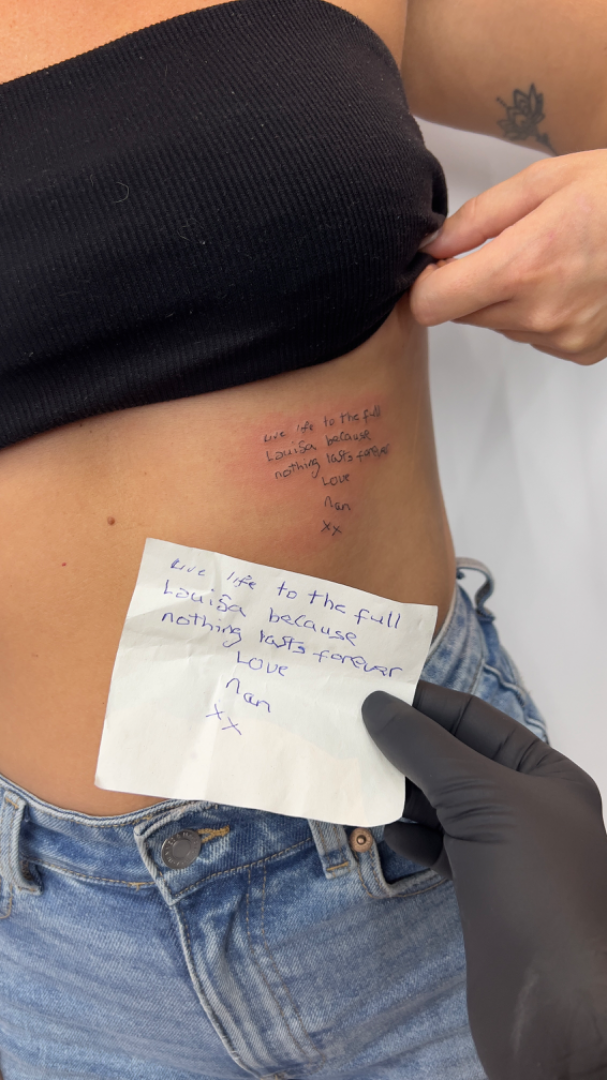 The Fine Line Script • Tattoodo