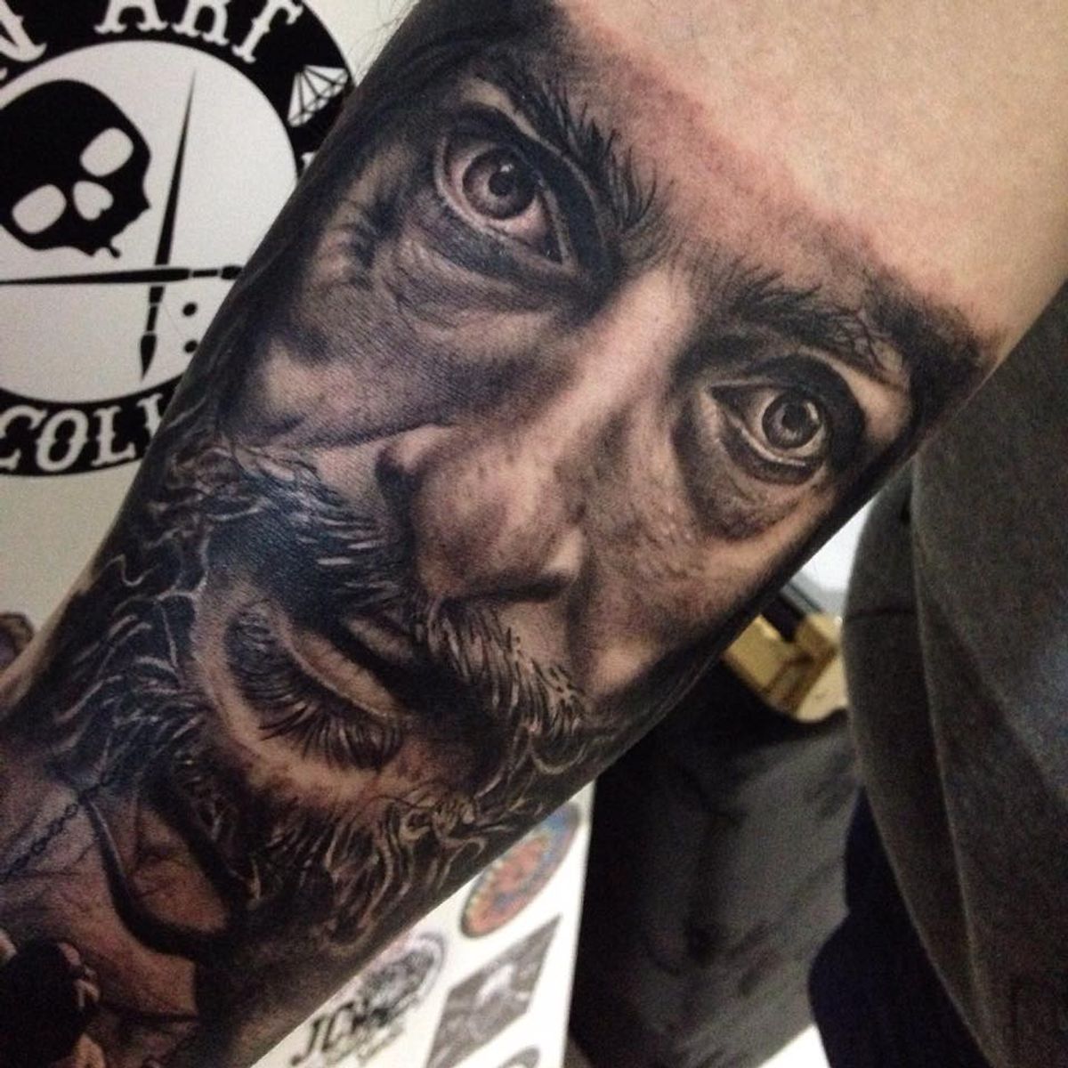 Tattoo Uploaded By Tattoodo Portrait Blackandgrey Realistic