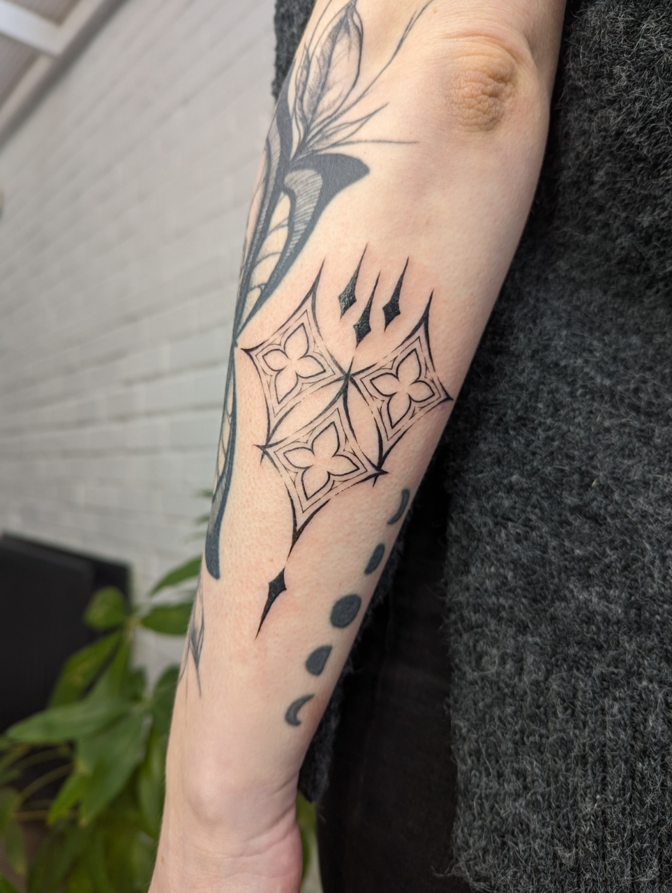 Intricate Blackwork Pattern by Sara Jensen • Tattoodo