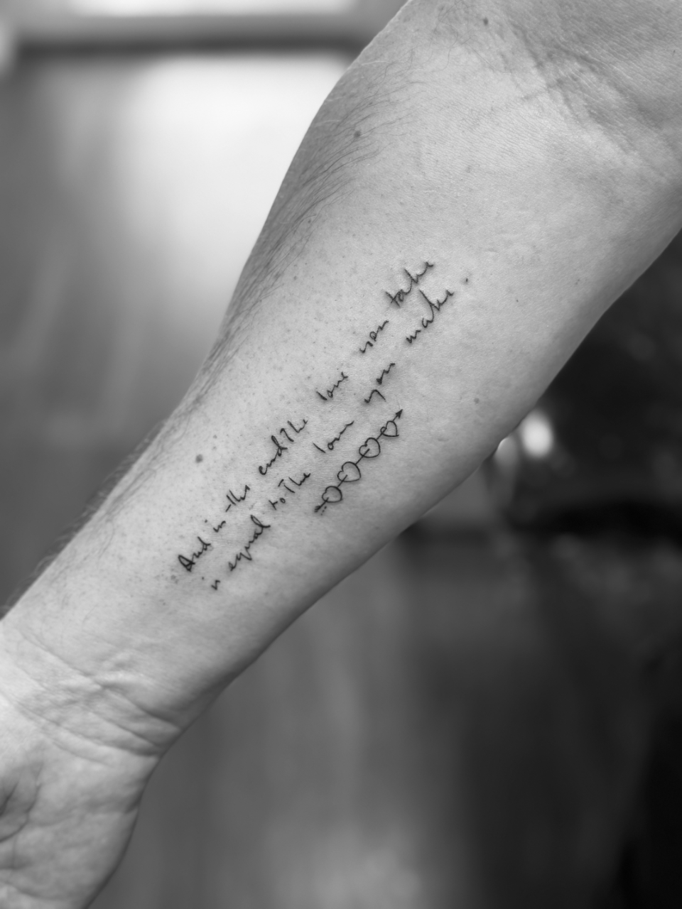 Script Tattoo • Tattoodo