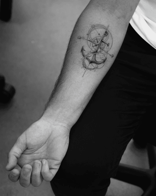 Anchor and Compass • Tattoodo