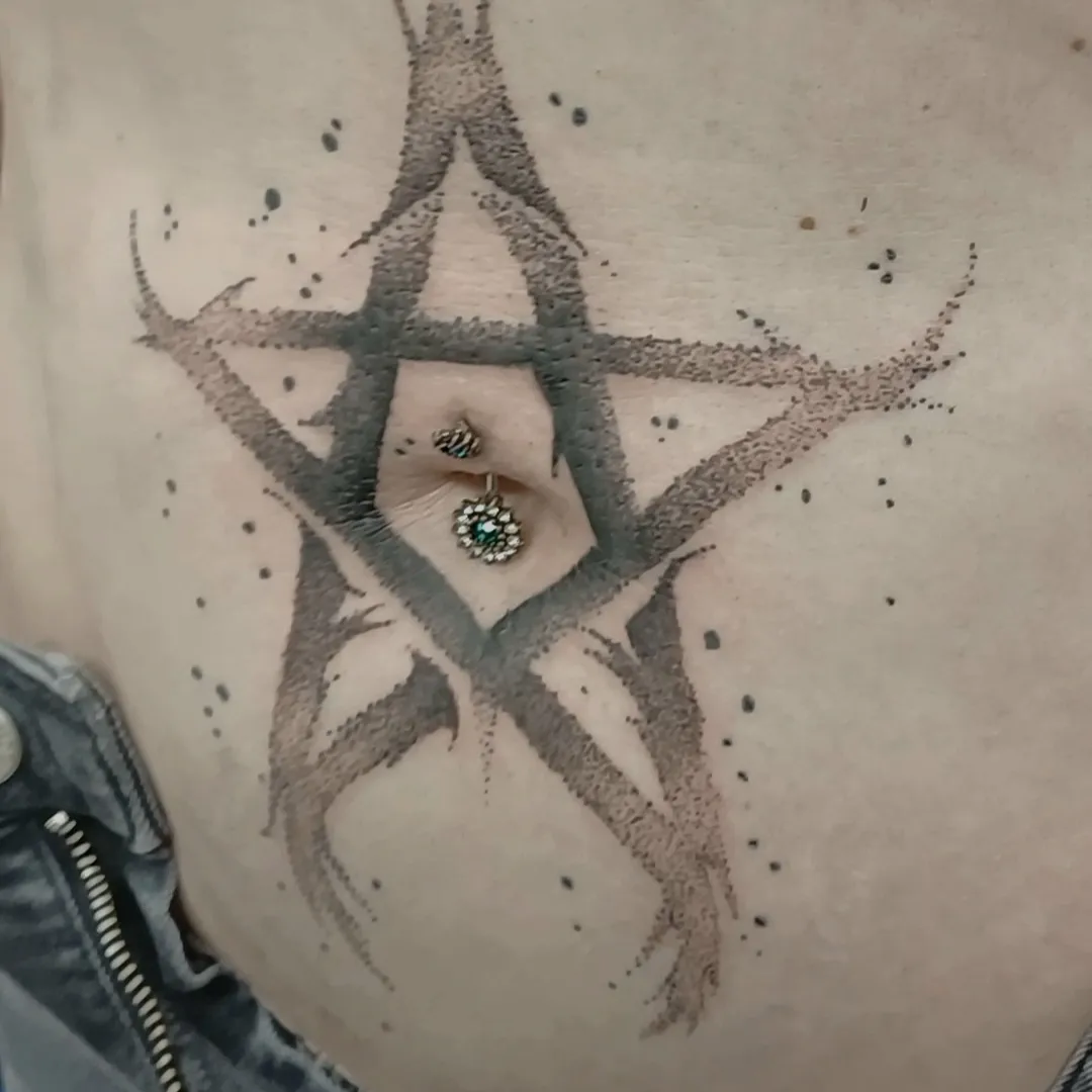 Intricate Dotwork Pentagram by Emily Daly • Tattoodo