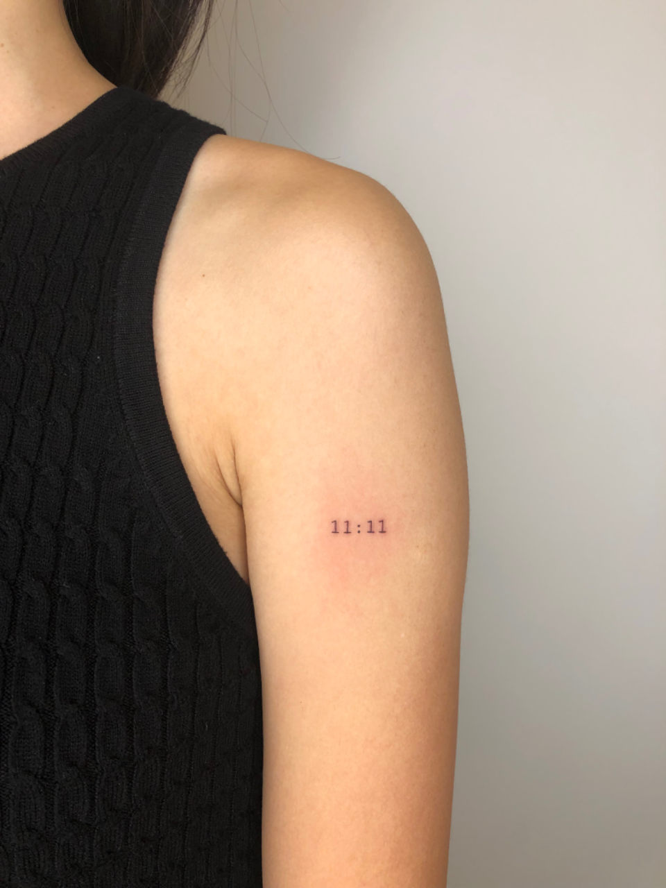 Tiny Fine Line Lettering Tattoo • Tattoodo