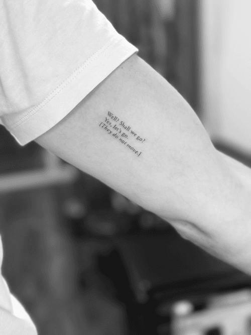 Text Tattoo • Tattoodo