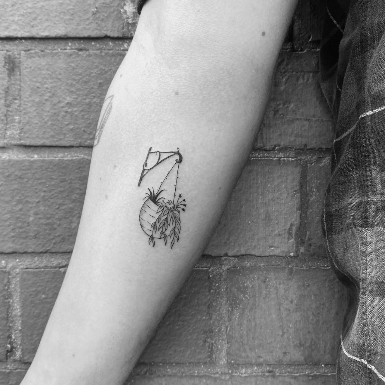 Hanging Plant Tattoo • Tattoodo