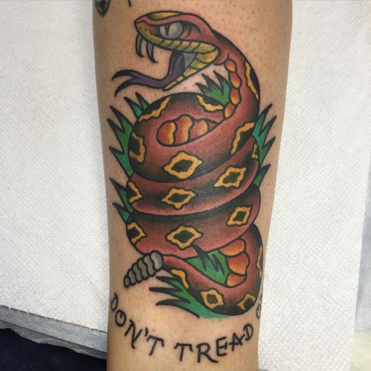 Tattoo uploaded by Robert Davies • Rattlesnake Tattoo by Steve ...