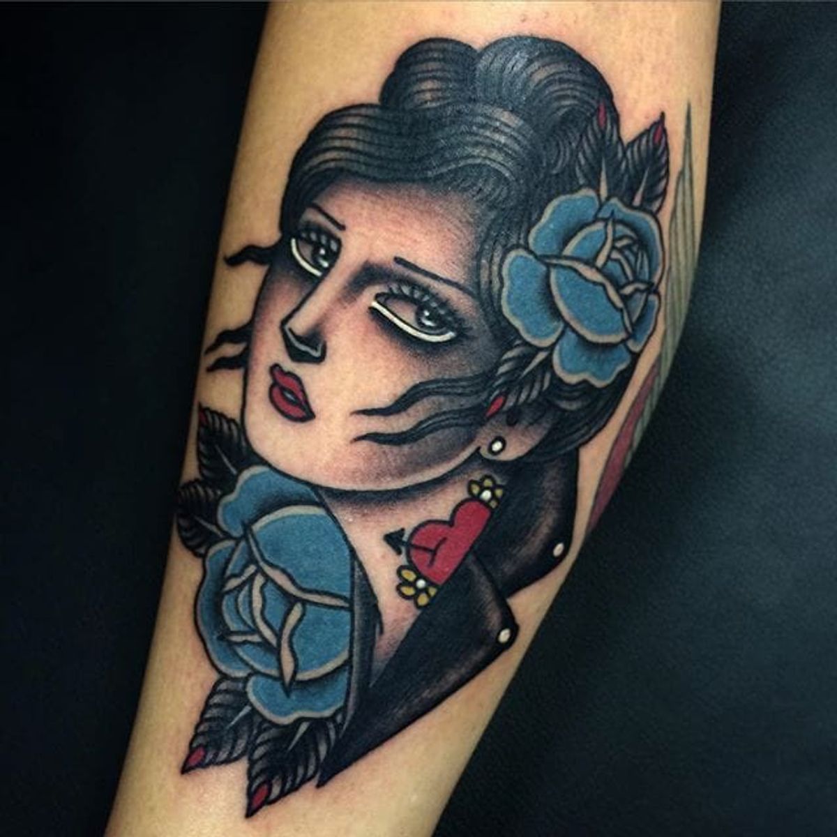 Tattoo uploaded by katievidan • Sad girl tattoo by Danielle Rose # ...