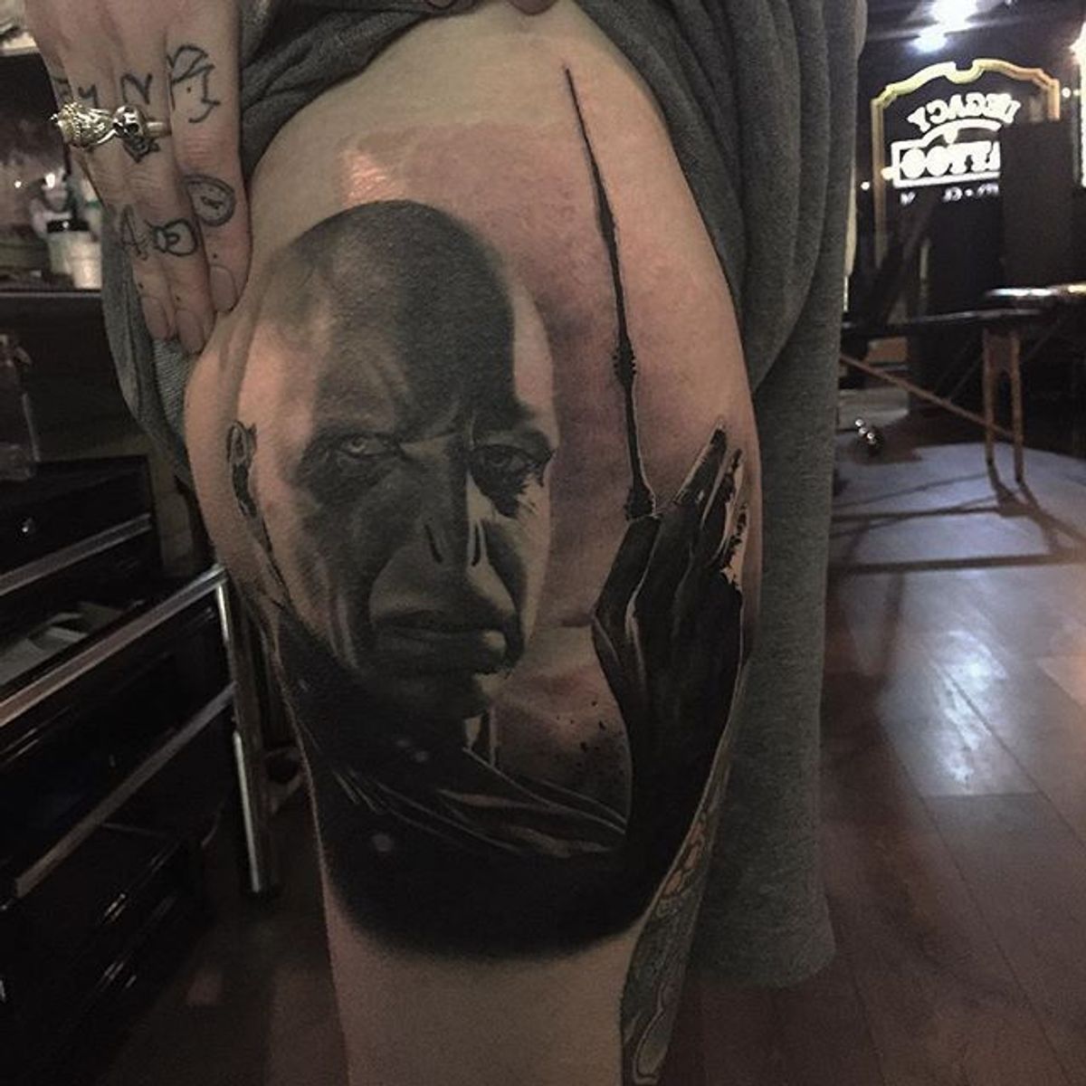 Tattoo uploaded by Robert Davies • Voldemort Tattoo by Dan Molloy # ...