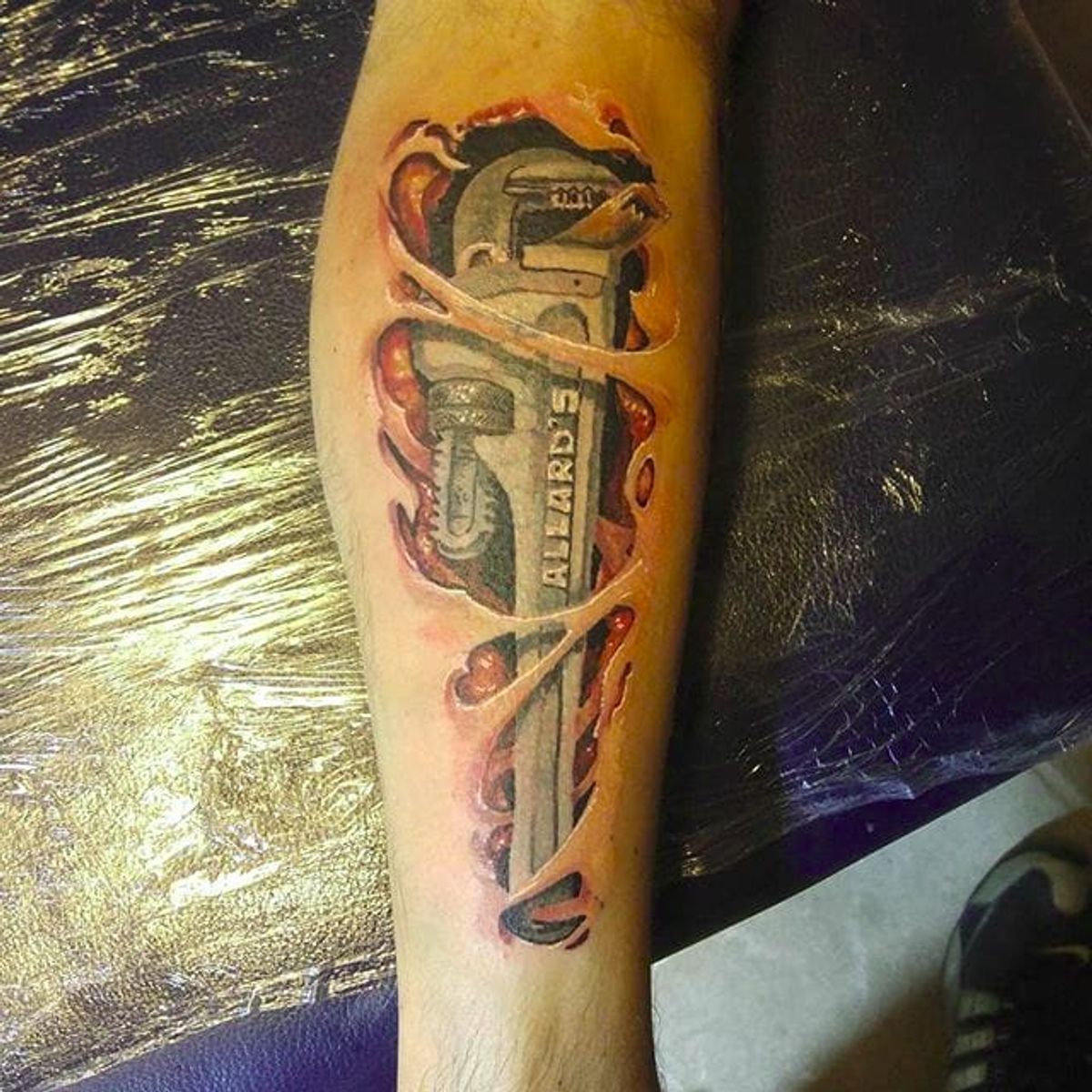 Tattoo uploaded by Servo Jefferson • Plumbing tattoo on an actual real ...