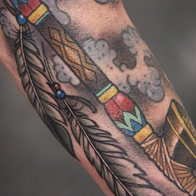 Indian Pipe Tattoos Taylor Heald | Tattoo Artist