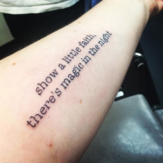 Springsteen Lyric Tattoos