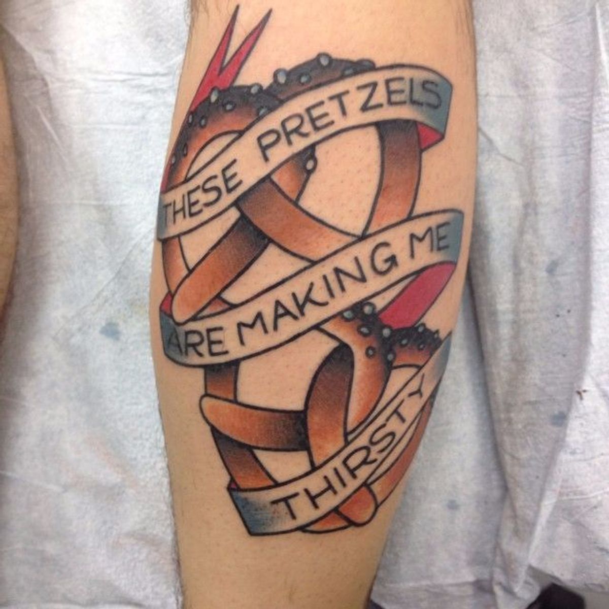 Tattoo uploaded by Robert Davies • Pretzel Tattoo by Mark Diehl # ...