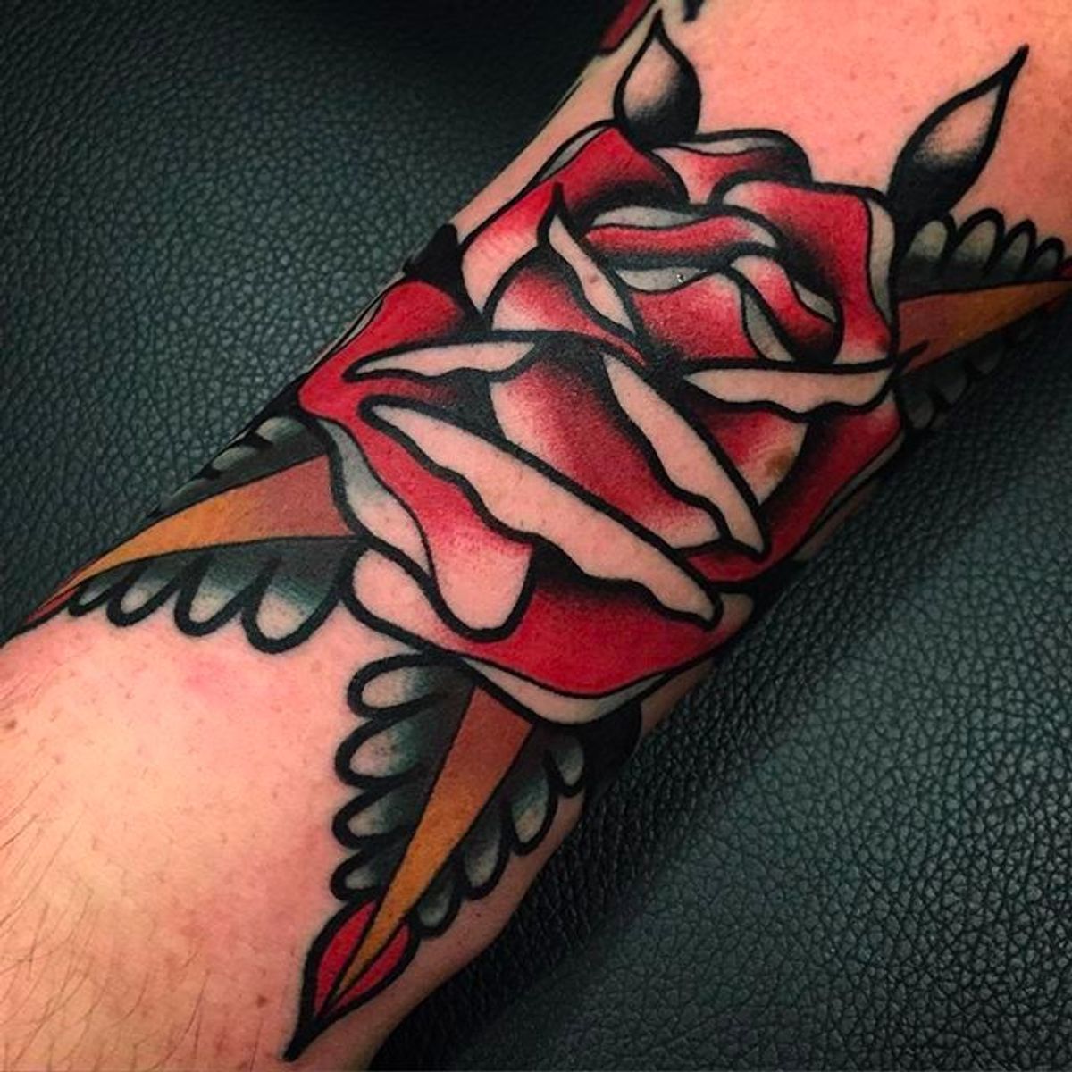 Tattoo uploaded by rcallejatattoo • Solid bold rose tattoo done by ...